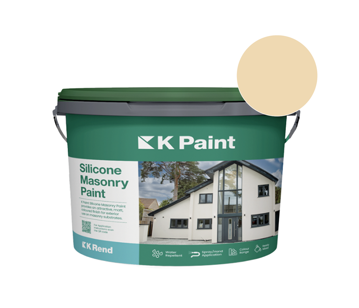 K Rend - Silicone Masonry Paint (K Paint) - 18kg